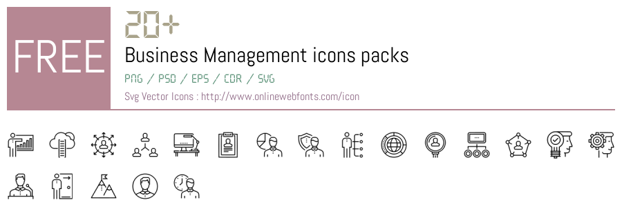 +20 Business Management Svg Animations Packs Free Downloads ...
