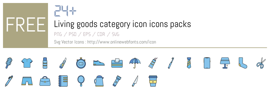 +24 Living goods category icon Svg Animations Packs Free Downloads ...