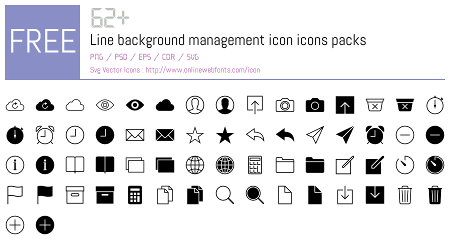 +62 Line background management icon Svg Animations Packs Free Downloads ...
