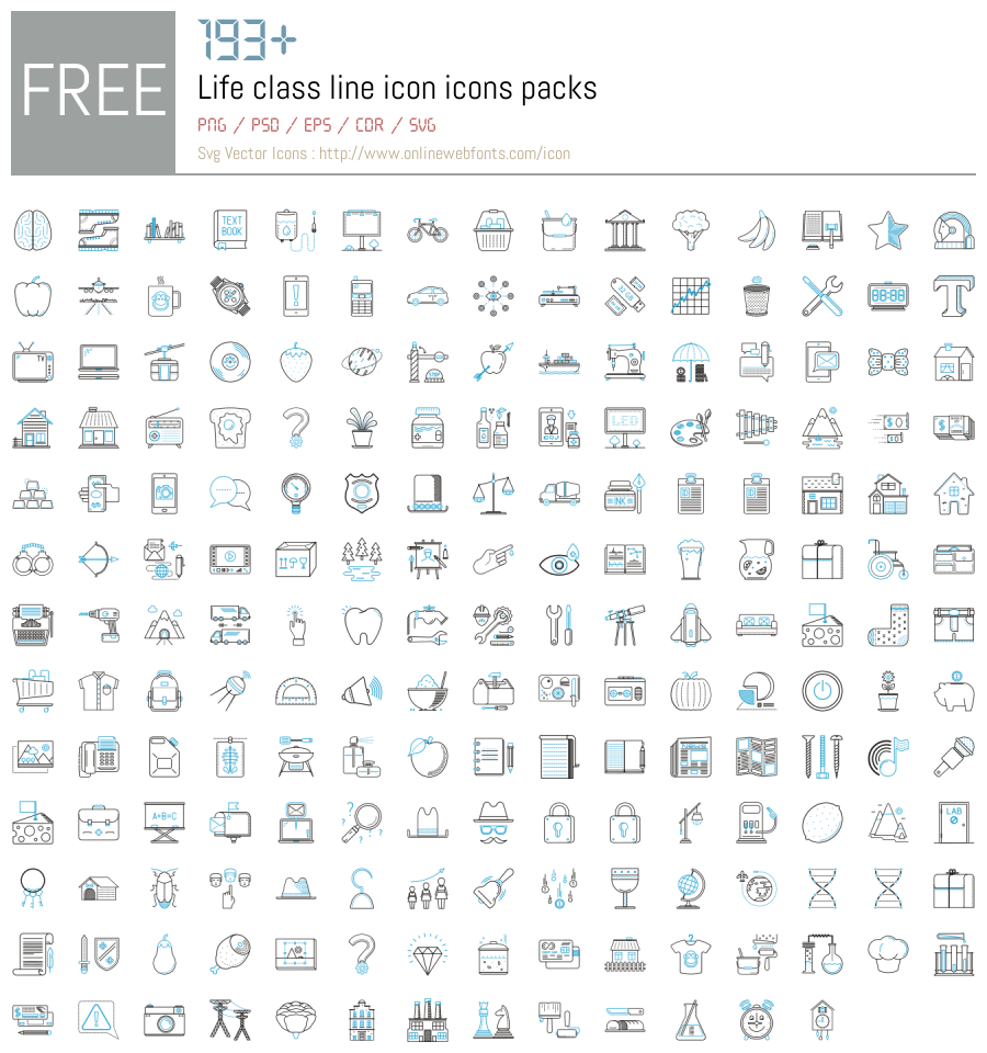 +193 Life class line icon Svg Animations Packs Free Downloads ...