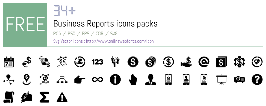 +34 Business Reports Svg Animations Packs Free Downloads ...
