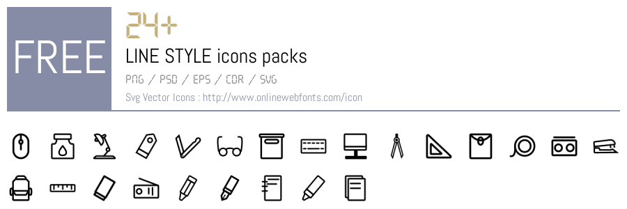 +24 LINE STYLE Svg Animations Packs Free Downloads - OnlineWebFonts.COM