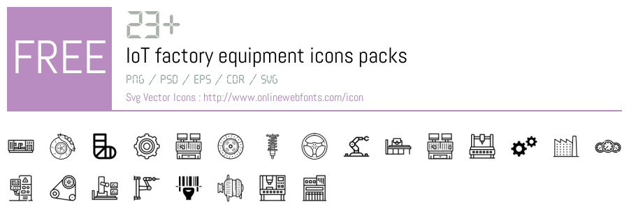 +23 IoT factory equipment Svg Animations Packs Free Downloads ...