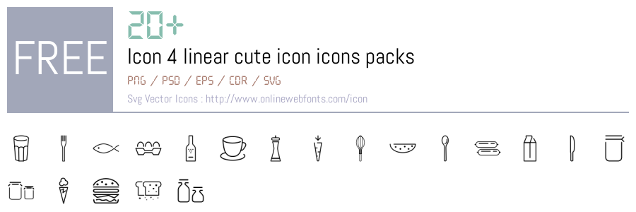 +20 Icon 4 linear cute icon Svg Animations Packs Free Downloads ...