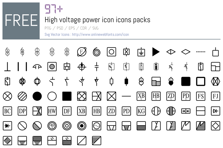 +97 High voltage power icon Svg Animations Packs Free Downloads ...