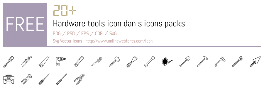 +20 Hardware tools icon dan s Svg Animations Packs Free Downloads ...