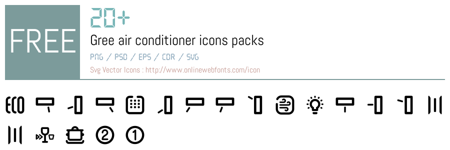 +20 Gree air conditioner Svg Animations Packs Free Downloads ...