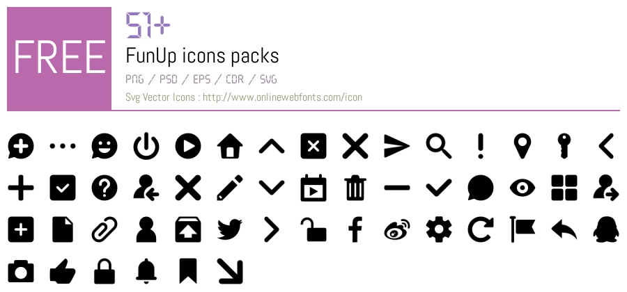 +51 FunUp Svg Animations Packs Free Downloads - OnlineWebFonts.COM