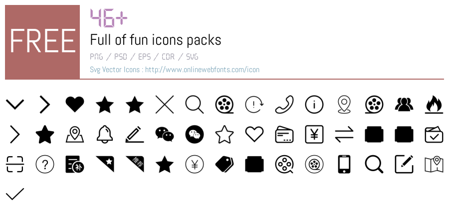 +46 Full of fun Svg Animations Packs Free Downloads - OnlineWebFonts.COM