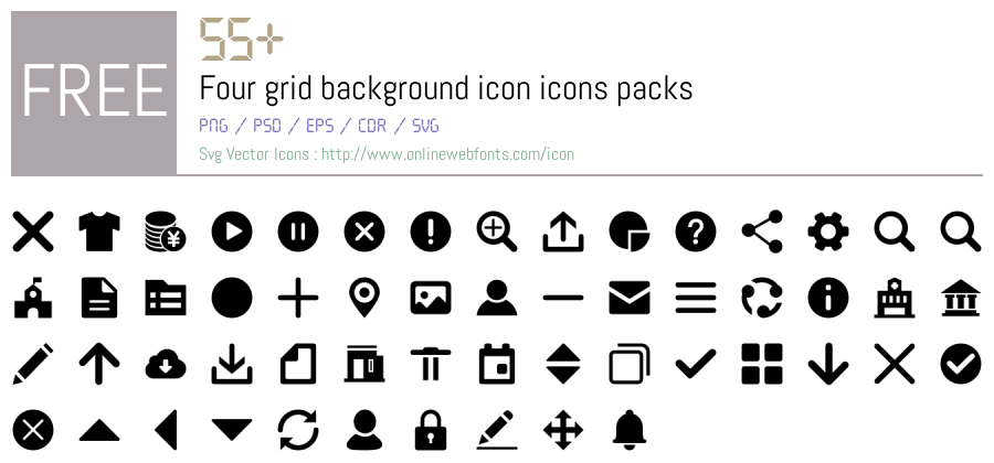 +55 Four grid background icon Svg Animations Packs Free Downloads ...