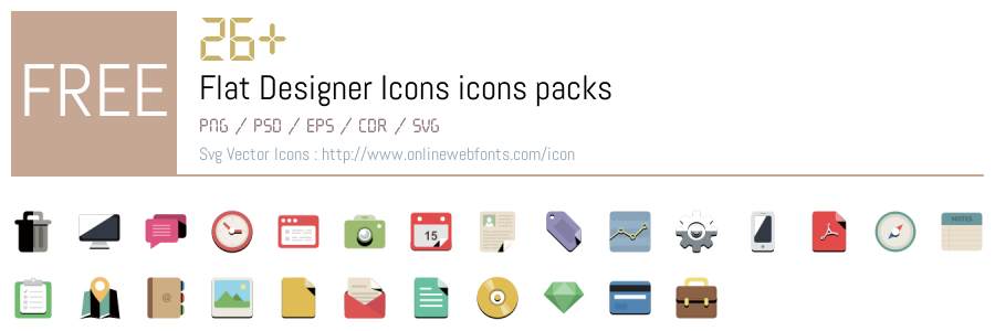 +26 Flat Designer Icons Svg Animations Packs Free Downloads ...