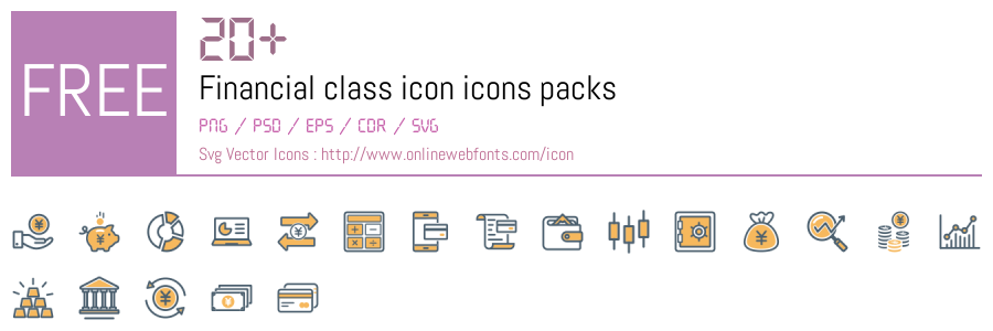 +20 Financial class icon Svg Animations Packs Free Downloads ...
