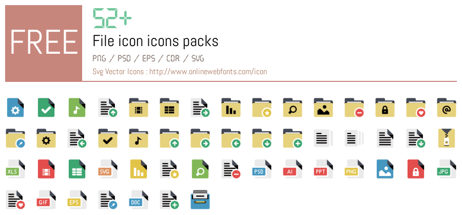 +52 File icon Svg Animations Packs Free Downloads - OnlineWebFonts.COM