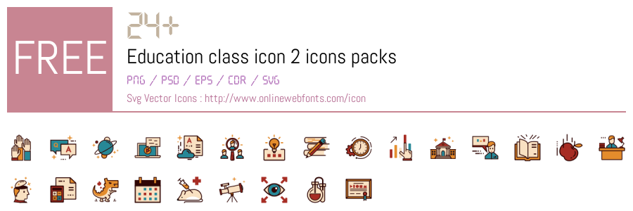 +24 Education class icon 2 Svg Animations Packs Free Downloads ...