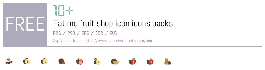 +10 Eat me fruit shop icon Svg Animations Packs Free Downloads ...