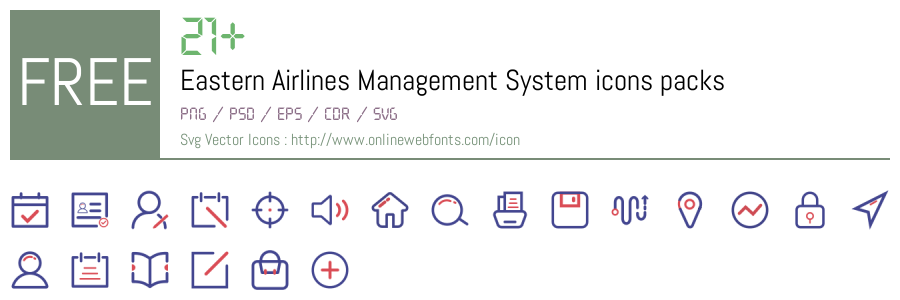 +21 Eastern Airlines Management System Svg Animations Packs Free ...