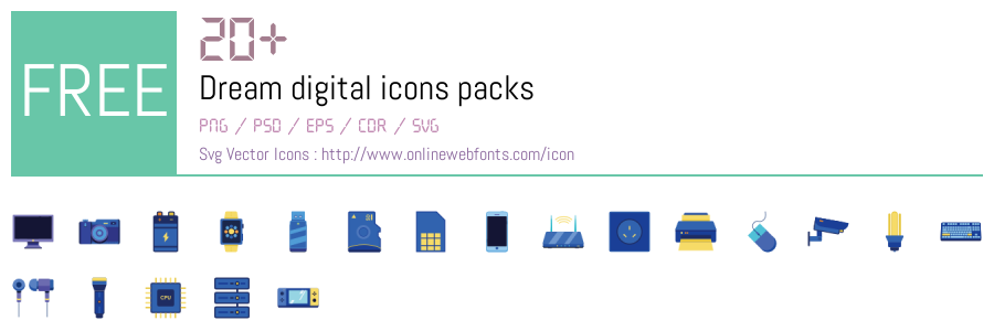 +20 Dream digital Svg Animations Packs Free Downloads - OnlineWebFonts.COM