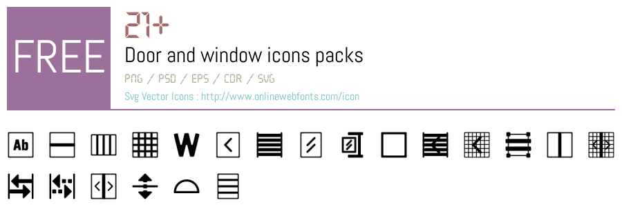 +21 Door and window Svg Animations Packs Free Downloads ...