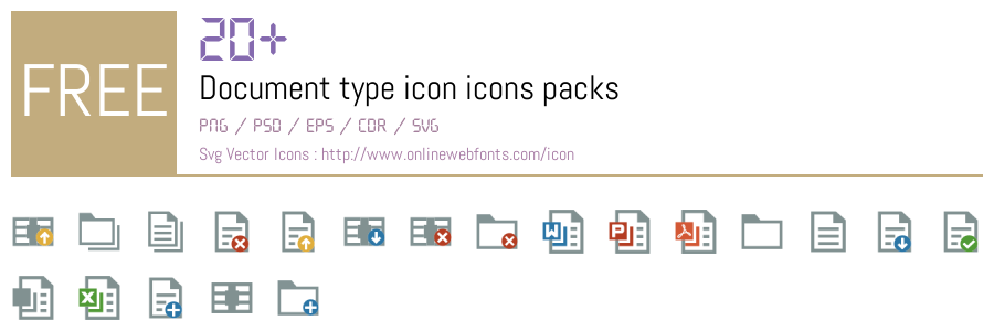 +20 Document type icon Svg Animations Packs Free Downloads ...