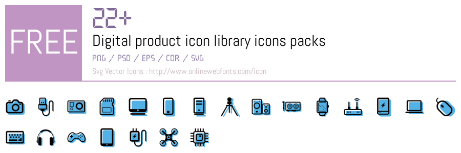 +22 Digital product icon library Svg Animations Packs Free Downloads ...