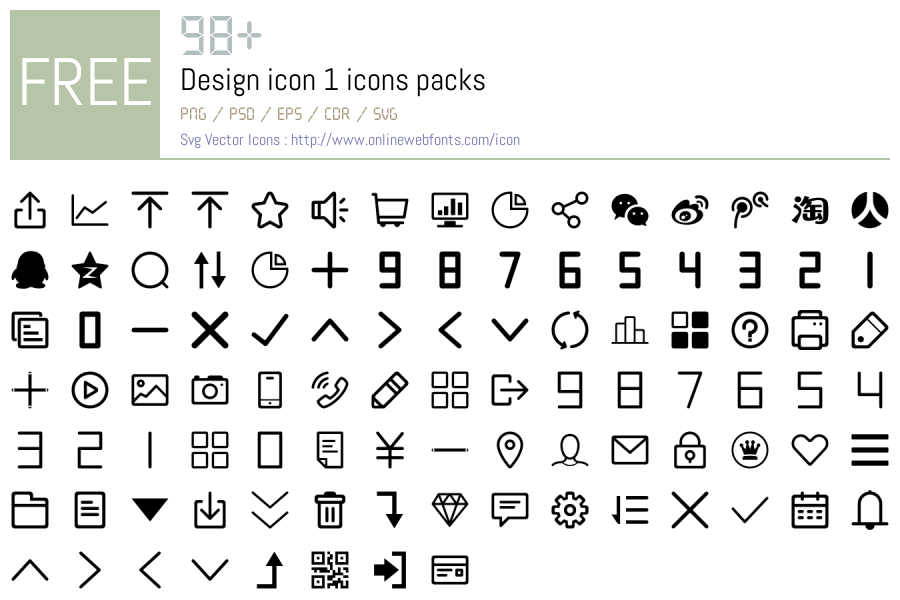 +98 Design icon 1 Svg Animations Packs Free Downloads - OnlineWebFonts.COM
