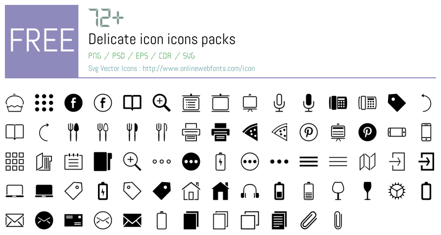+72 Delicate icon Svg Animations Packs Free Downloads - OnlineWebFonts.COM
