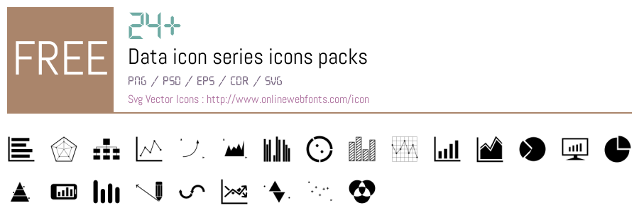 +24 Data icon series Svg Animations Packs Free Downloads ...