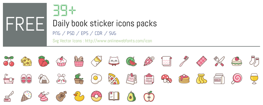 +39 Daily book sticker Svg Animations Packs Free Downloads ...