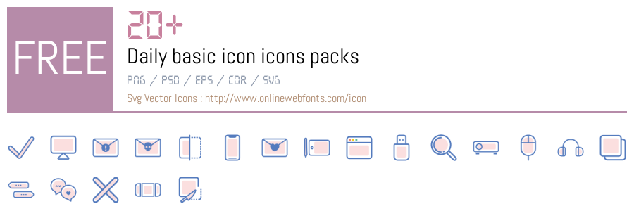 +20 Daily basic icon Svg Animations Packs Free Downloads ...