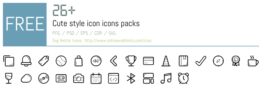 +26 Cute style icon Svg Animations Packs Free Downloads ...