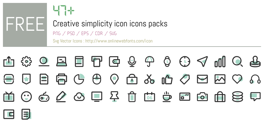 +47 Creative simplicity icon Svg Animations Packs Free Downloads ...