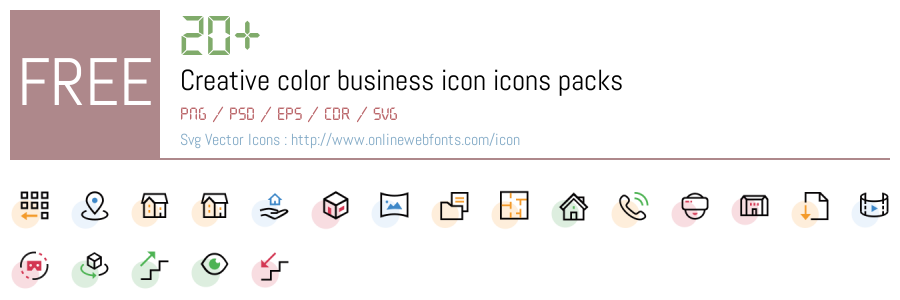 +20 Creative color business icon Svg Animations Packs Free Downloads ...