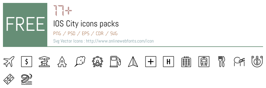 +17 IOS City Svg Animations Packs Free Downloads - OnlineWebFonts.COM