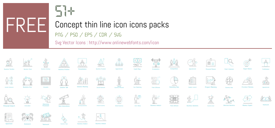 +51 Concept thin line icon Svg Animations Packs Free Downloads ...