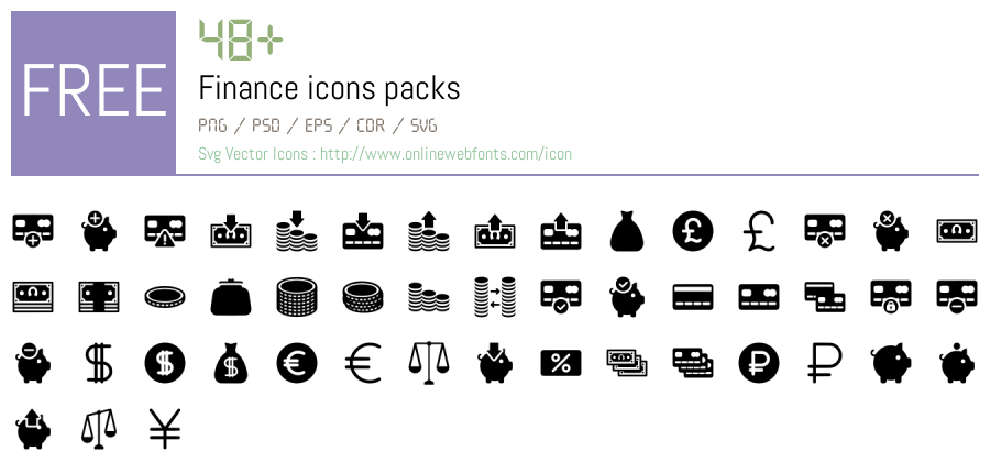 +48 Finance Svg Animations Packs Free Downloads - OnlineWebFonts.COM