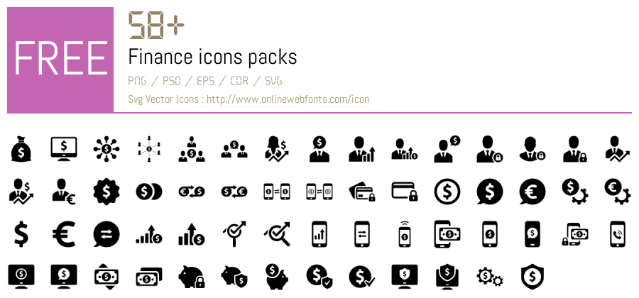 +58 Finance Svg Animations Packs Free Downloads - OnlineWebFonts.COM