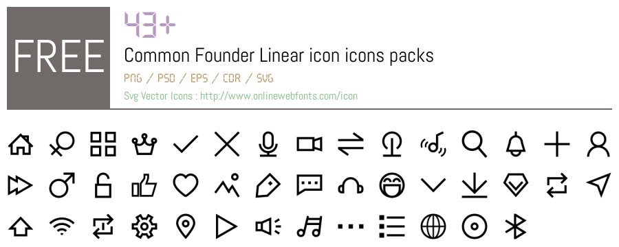 +43 Common Founder Linear icon Svg Animations Packs Free Downloads ...