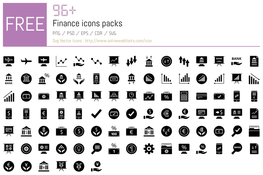 +96 Finance Svg Animations Packs Free Downloads - OnlineWebFonts.COM
