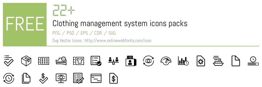 +22 Clothing management system Svg Animations Packs Free Downloads - OnlineWebFonts.COM