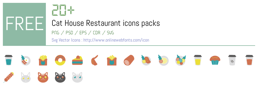 +20 Cat House Restaurant Svg Animations Packs Free Downloads ...