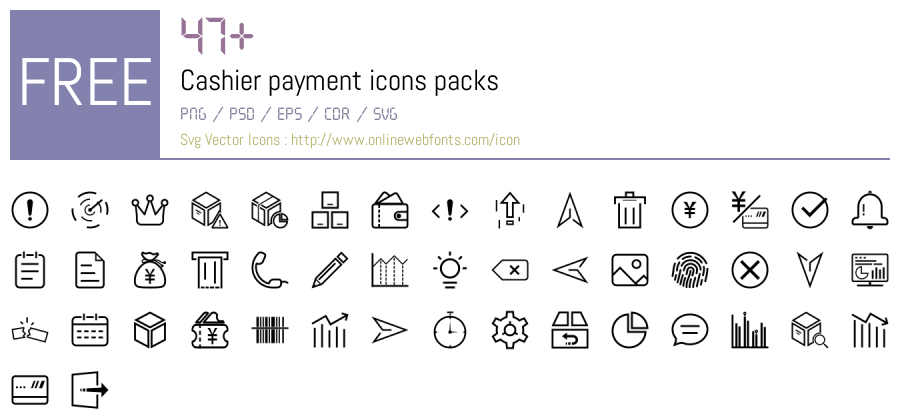 +47 Cashier payment Svg Animations Packs Free Downloads ...