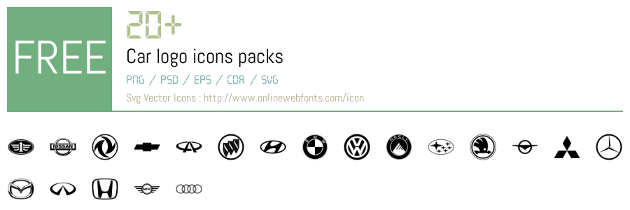 +20 Car logo Svg Animations Packs Free Downloads - OnlineWebFonts.COM