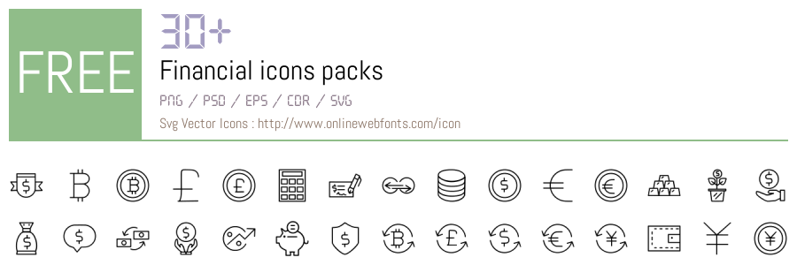 +30 Financial Svg Animations Packs Free Downloads - OnlineWebFonts.COM