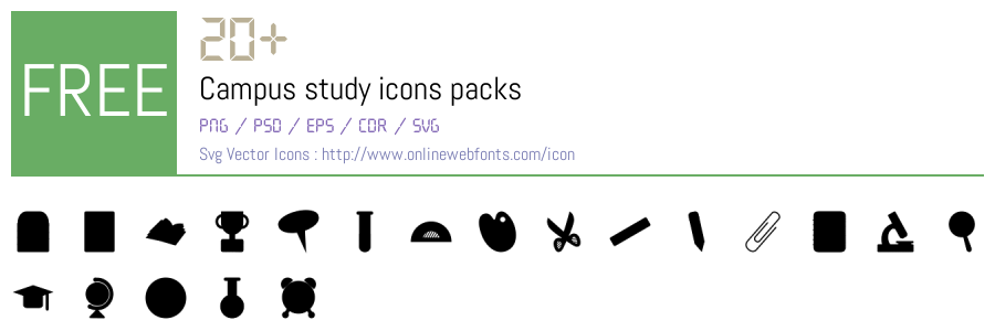 +20 Campus study Svg Animations Packs Free Downloads - OnlineWebFonts.COM