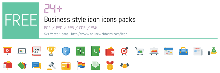+24 Business style icon Svg Animations Packs Free Downloads ...