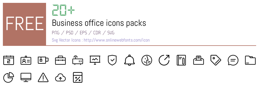 +20 Business office Svg Animations Packs Free Downloads ...