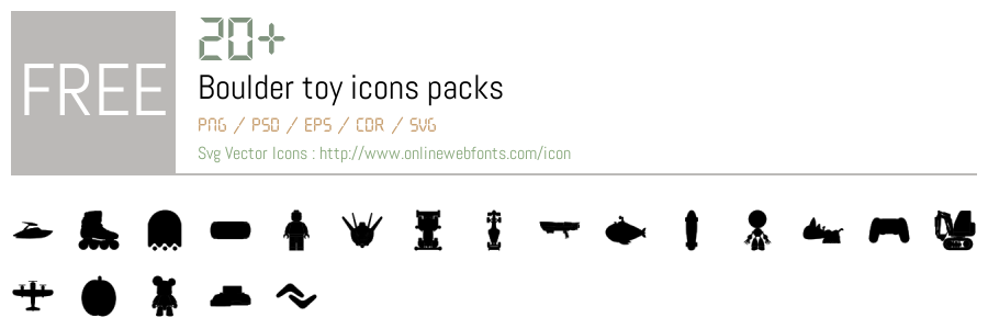 +20 Boulder toy Svg Animations Packs Free Downloads - OnlineWebFonts.COM