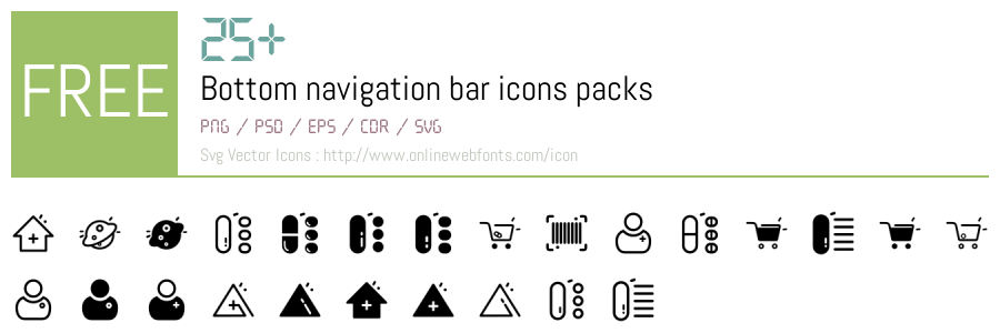 +25 Bottom navigation bar Svg Animations Packs Free Downloads ...