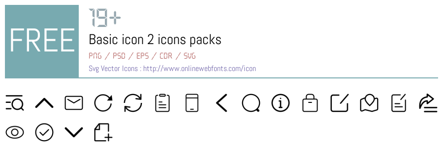 +19 Basic icon 2 Svg Animations Packs Free Downloads - OnlineWebFonts.COM