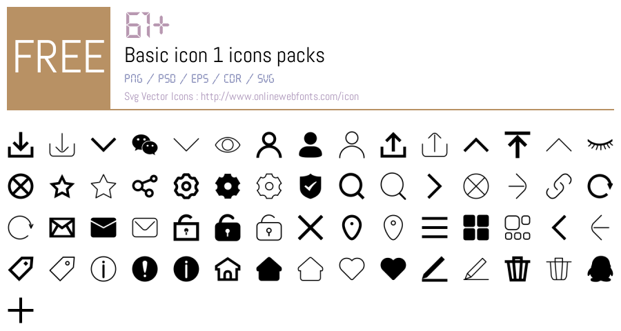 +61 Basic icon 1 Svg Animations Packs Free Downloads - OnlineWebFonts.COM